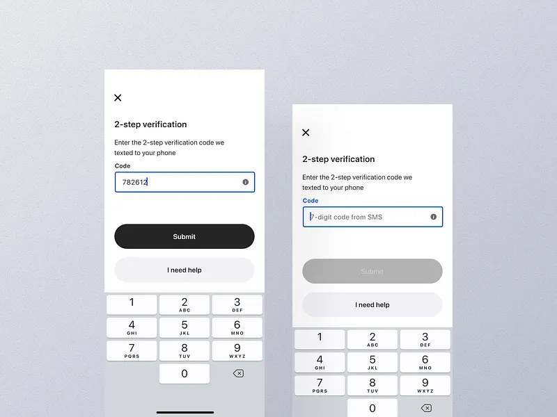 Verification UI designs, themes, templates and downloadable graphic ...