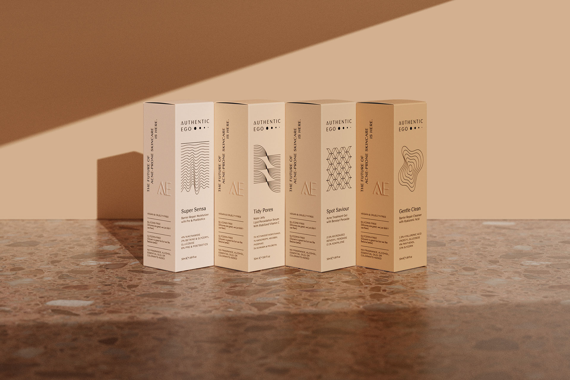 Authentic Ego - Branding & Packaging by Necula Creative on Dribbble