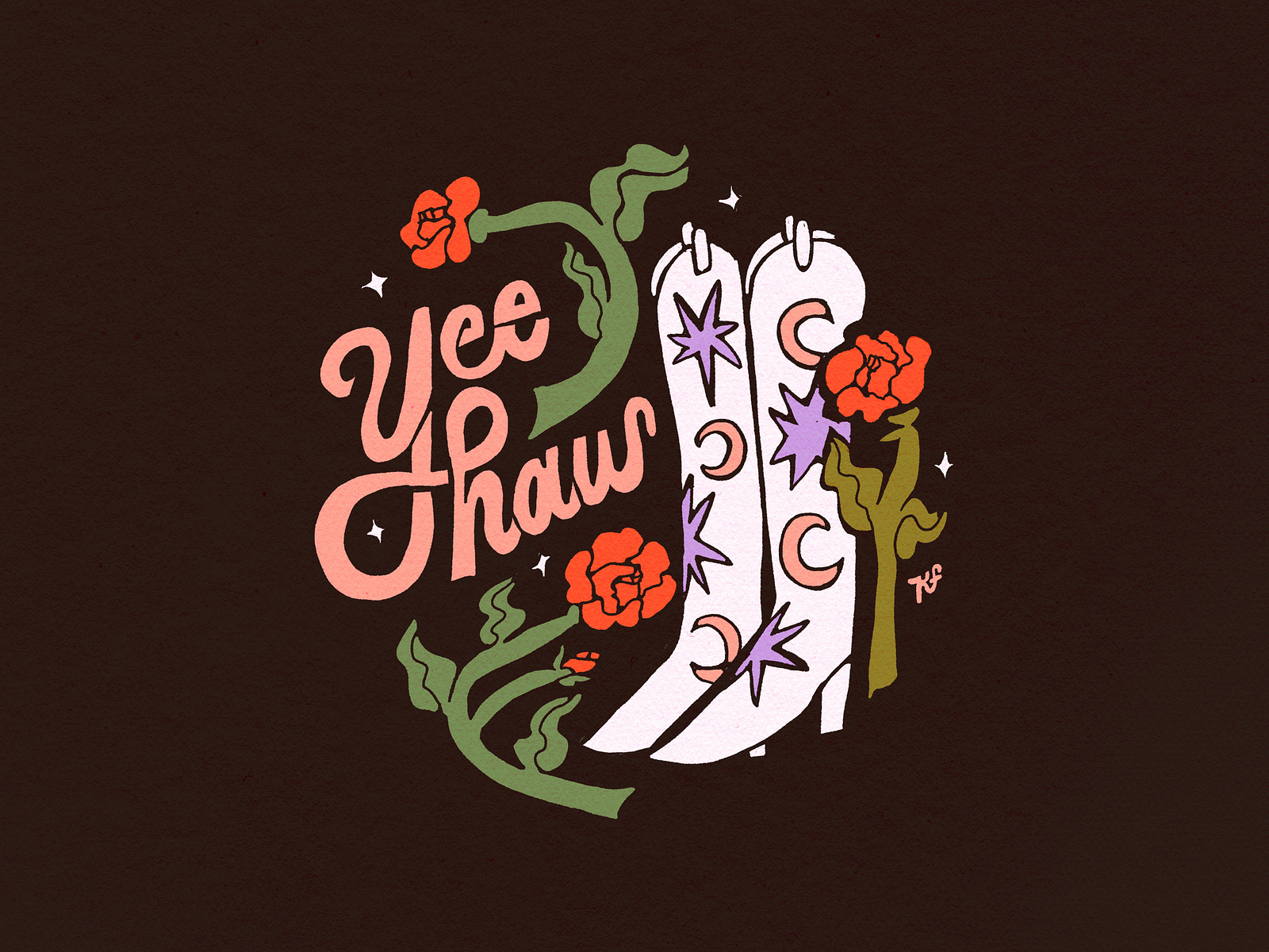 Yeehaw by Karli Fairbanks on Dribbble