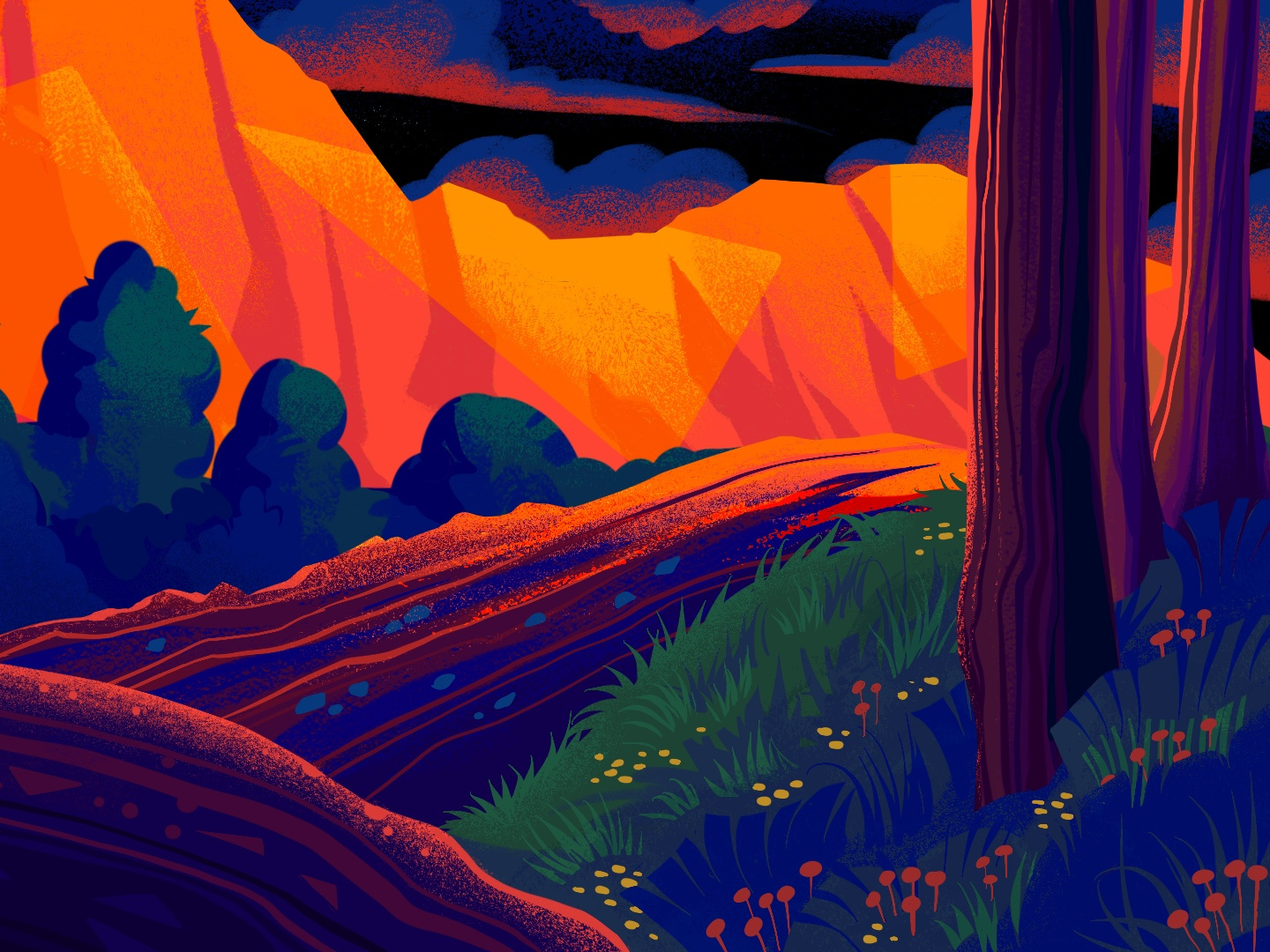 WONDER - animated commercial background by Dominique Ramsey on Dribbble