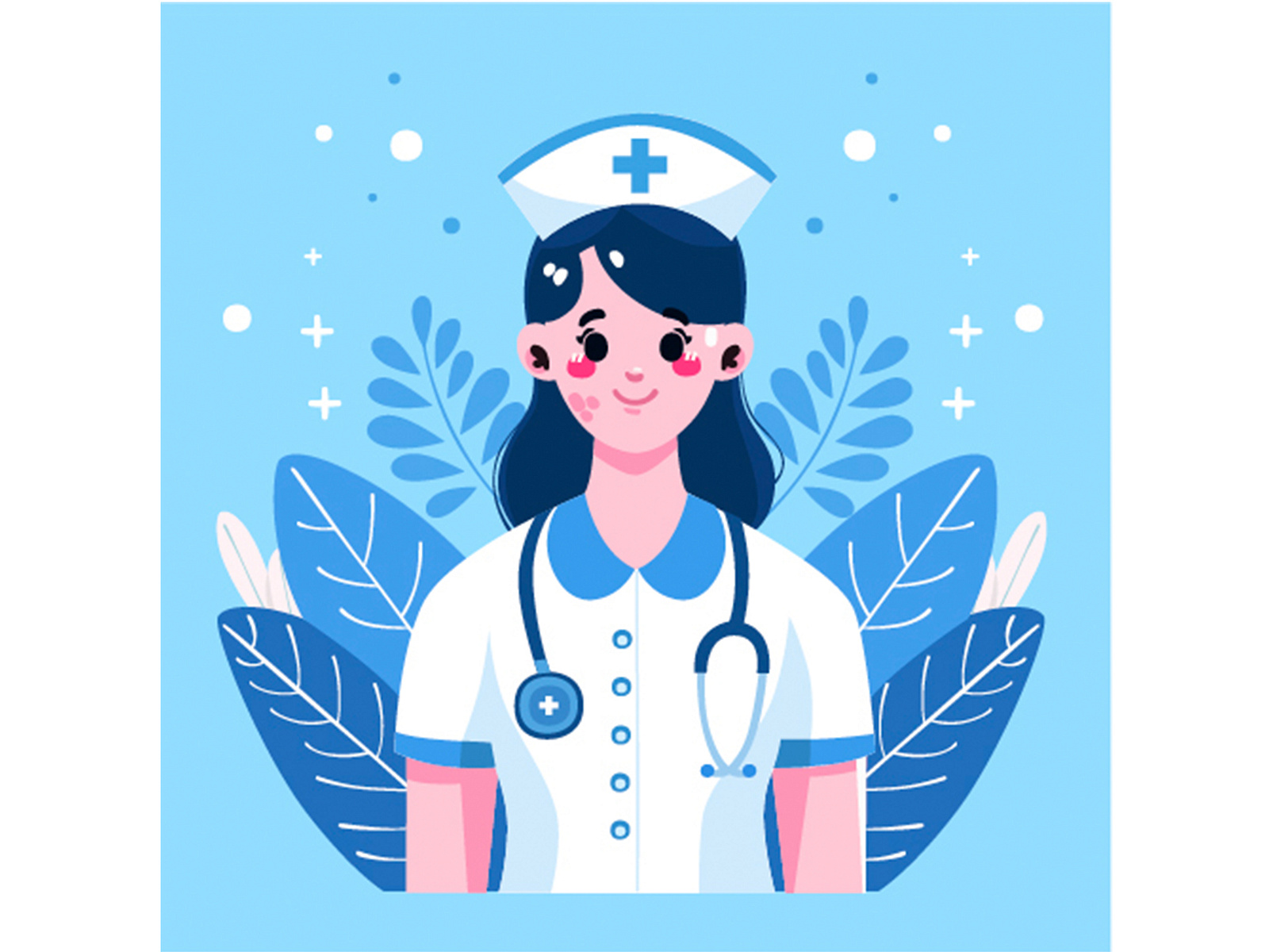 Cartoon National Nurses Day Illustration by Fenny Apriliani on Dribbble