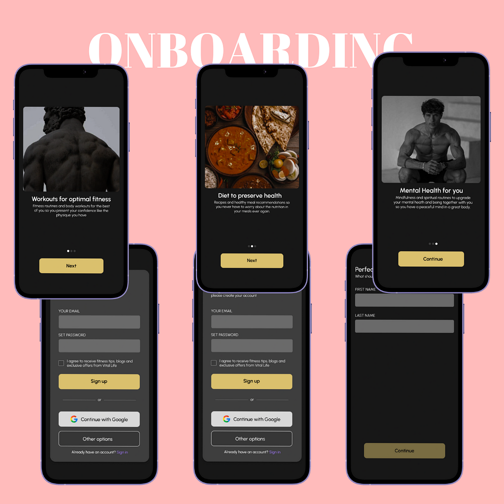 Onboarding UI Inspiration - App Designs by Aryan Sharma on Dribbble