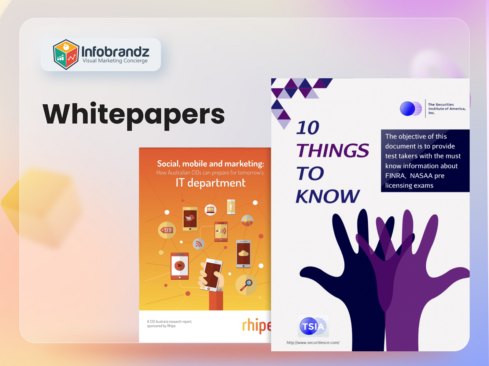 Whitepapers by Infobrandz on Dribbble