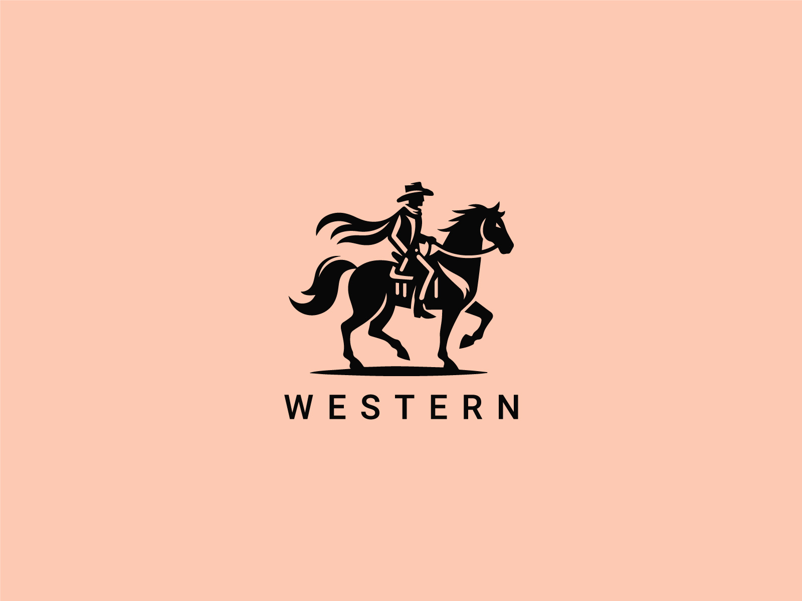 Cowboy Logo by Hussnain Graphics on Dribbble