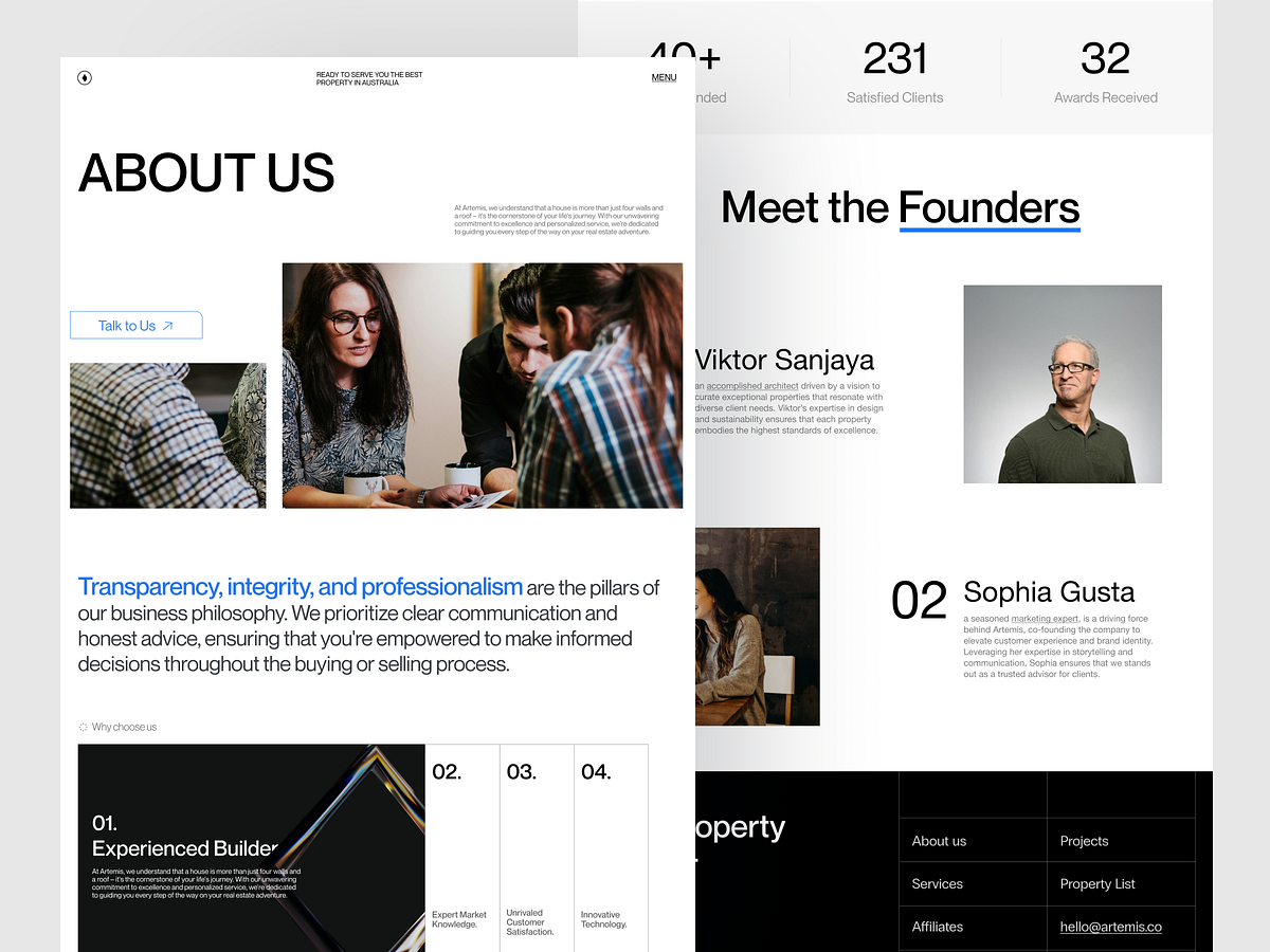 About Us Page designs, themes, templates and downloadable graphic ...