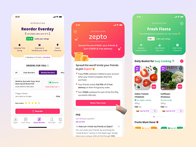 Zepto Revamp New User Experience by Vignesh on Dribbble