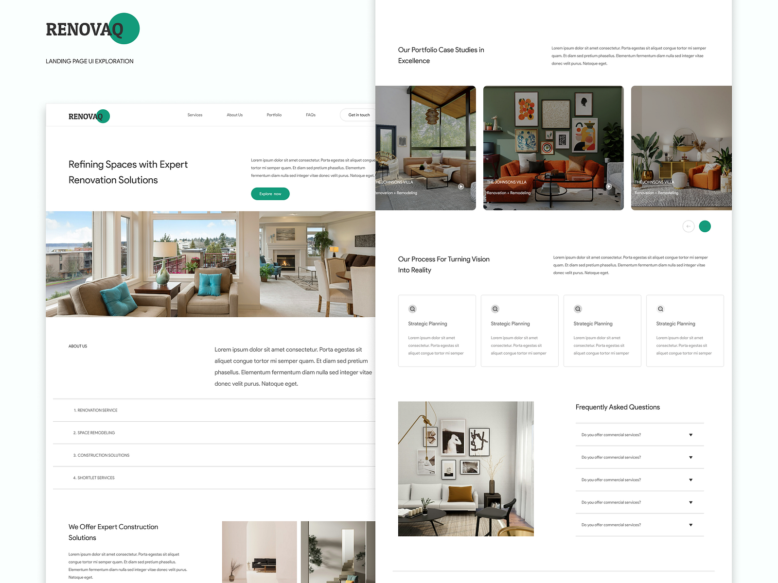 INTERIOR DESIGN LANDING PAGE by Anuoluwapo Bamisaye on Dribbble