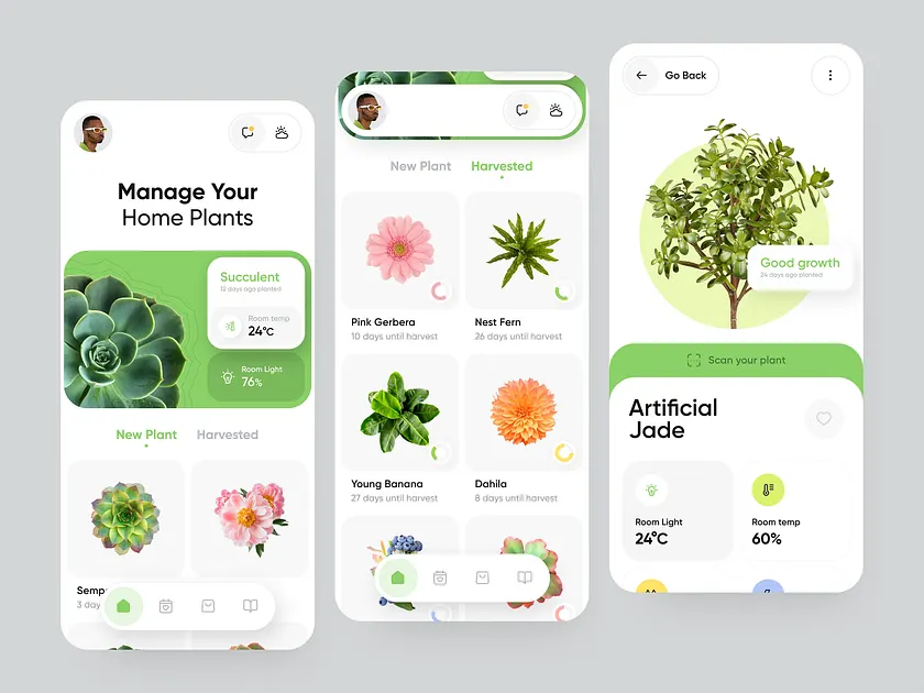 Plant App designs, themes, templates and downloadable graphic elements ...