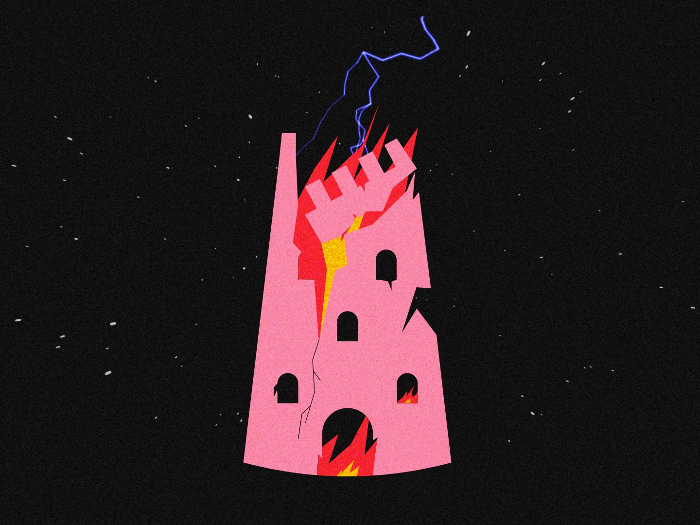 Thunder Tower by Anastasiya Saladukha on Dribbble