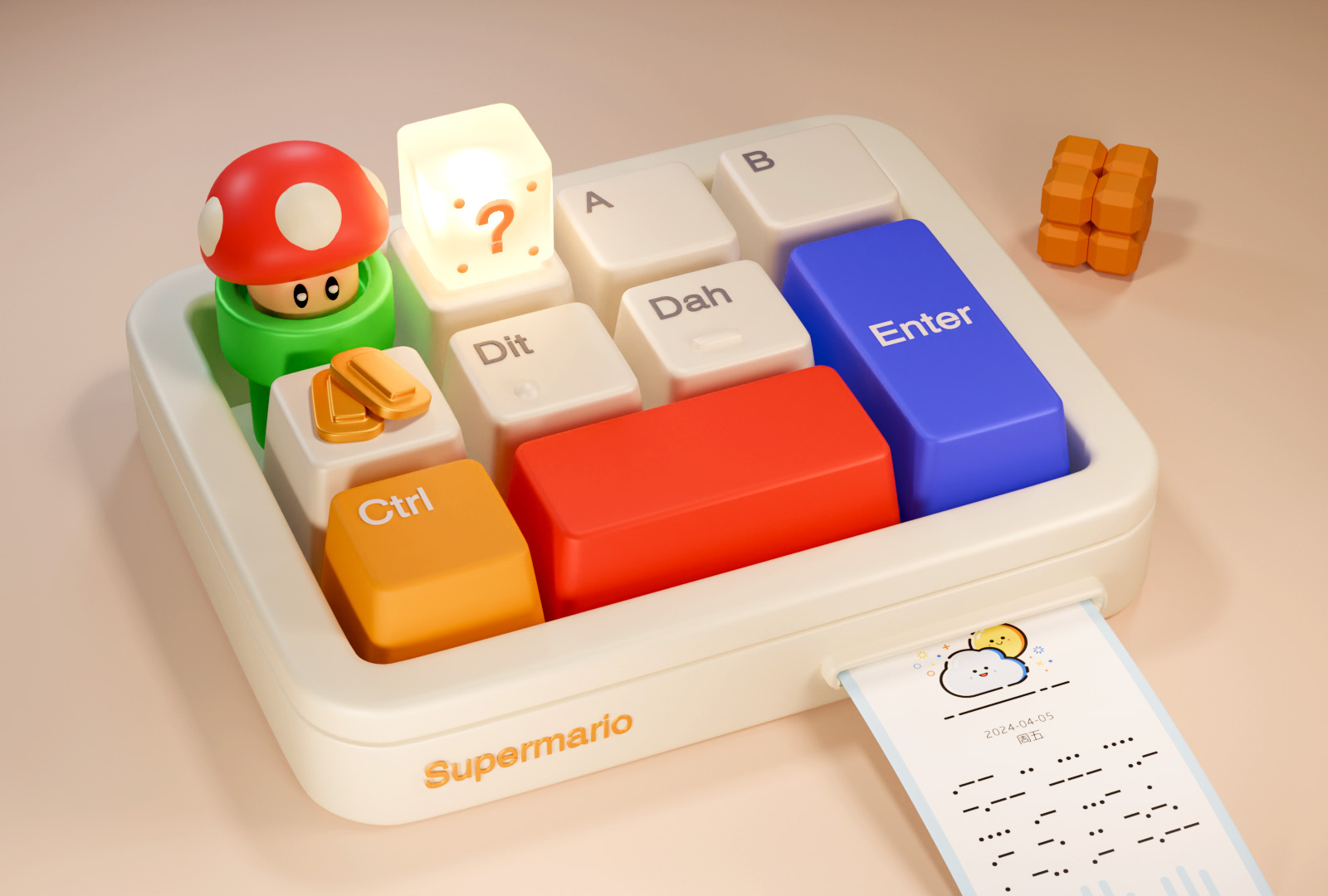 Keyboard for Morse code by sunyanjun on Dribbble