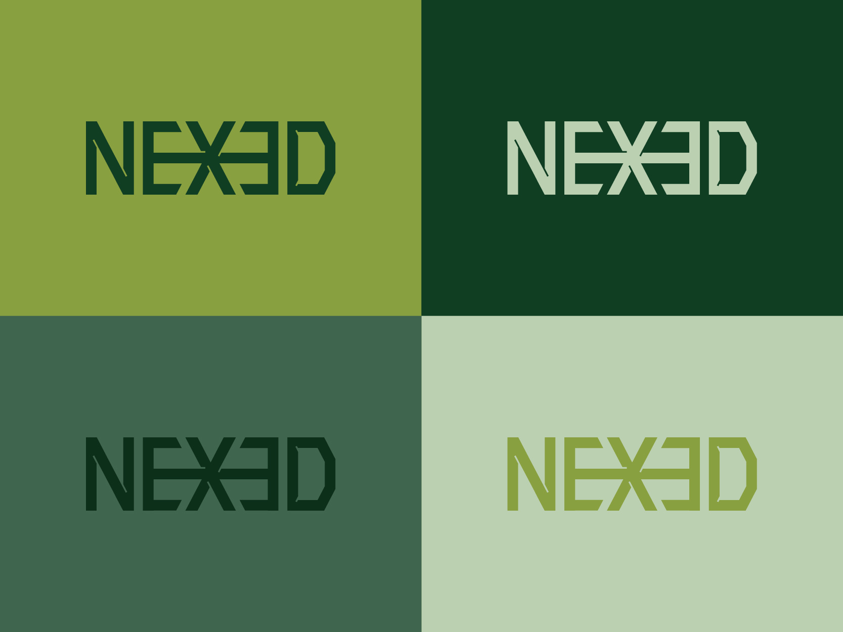 NEXED | Brand identity by Yana Frost on Dribbble