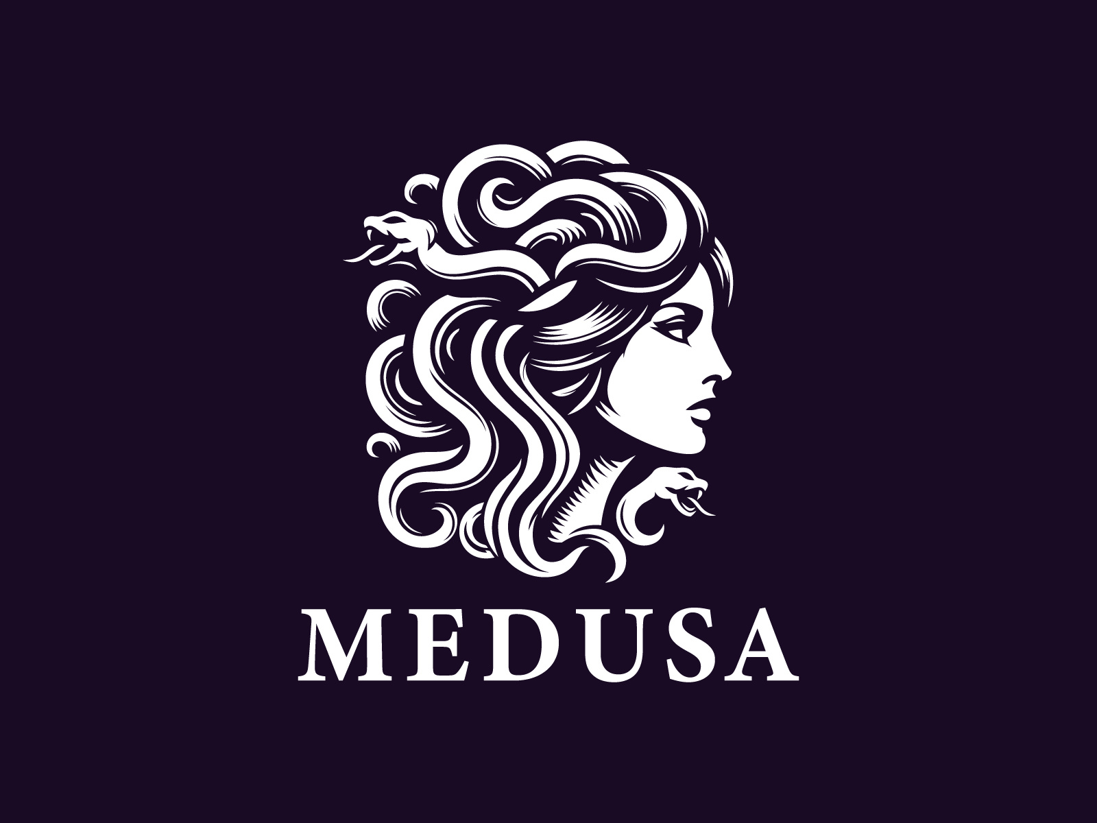 Medusa Logo by Usman on Dribbble