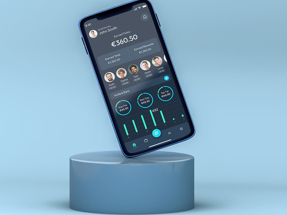 Profile Screen UI designs, themes, templates and downloadable graphic ...