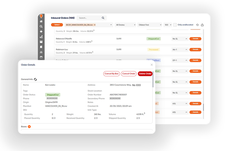 Warehouse management system (WMS) by guilda zare on Dribbble