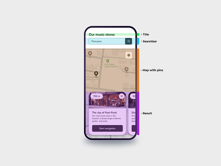 Map View by Michał Nabrdalik on Dribbble