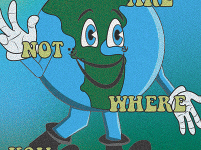 happy w you poster by Jake Gilbert on Dribbble