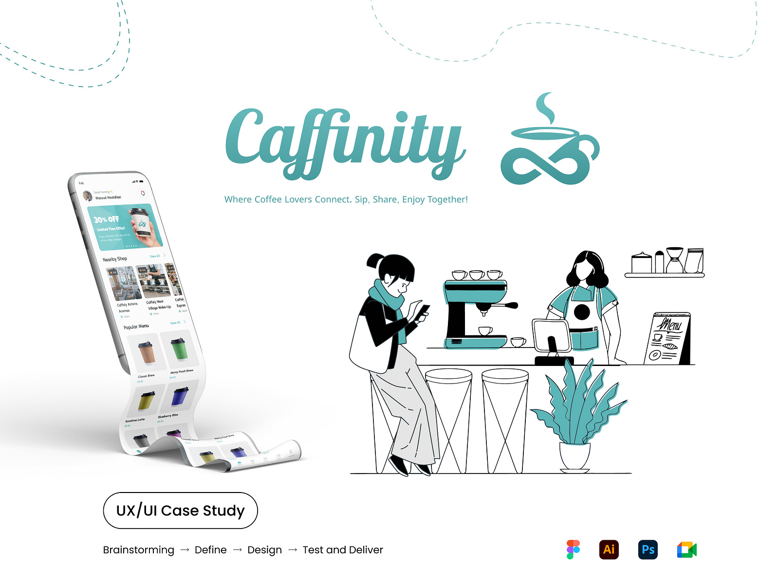 Caffinity UI/UX Case Study by Masoud Mostafaei on Dribbble