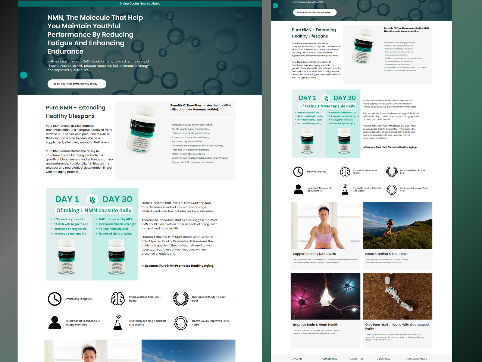 E-commerce Product Page Design Health by Areej Fatima on Dribbble