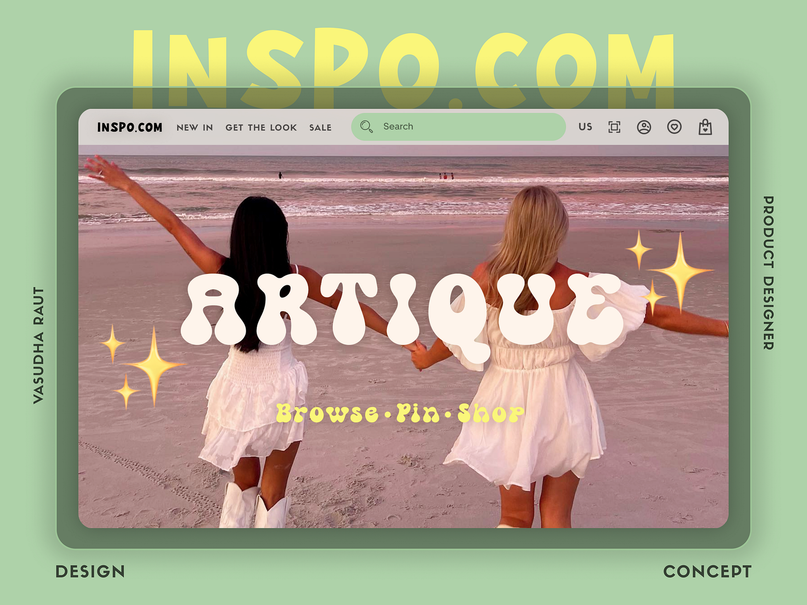 INSPO.COM | CLOTHING WEBSITE | UI/UX DESIGN by Vasudha Raut on Dribbble