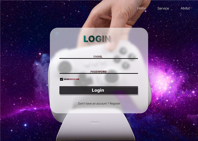 My first login page by yogesh paunikar on Dribbble
