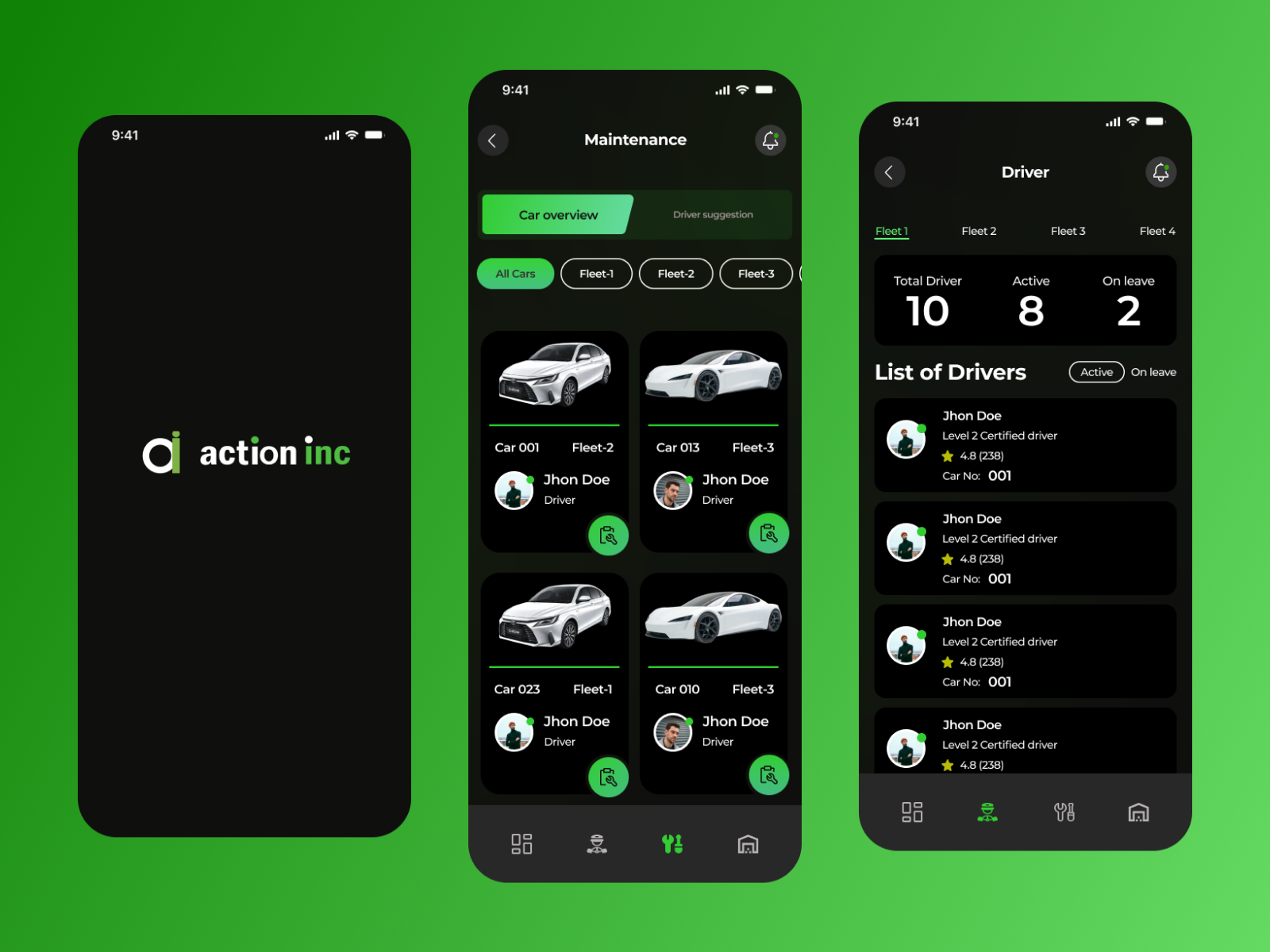 Action Taxi App by arunav rahul on Dribbble