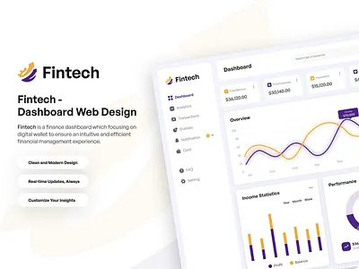 Fintech Dasboard designs, themes, templates and downloadable graphic ...