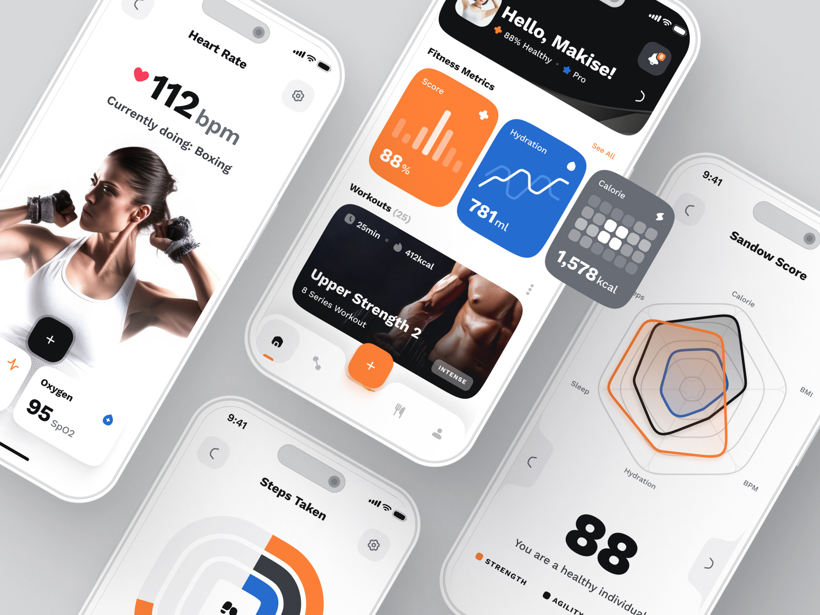 sandow UI Kit: AI Fitness App | Smart Nutrition Tracker UIUX by ...
