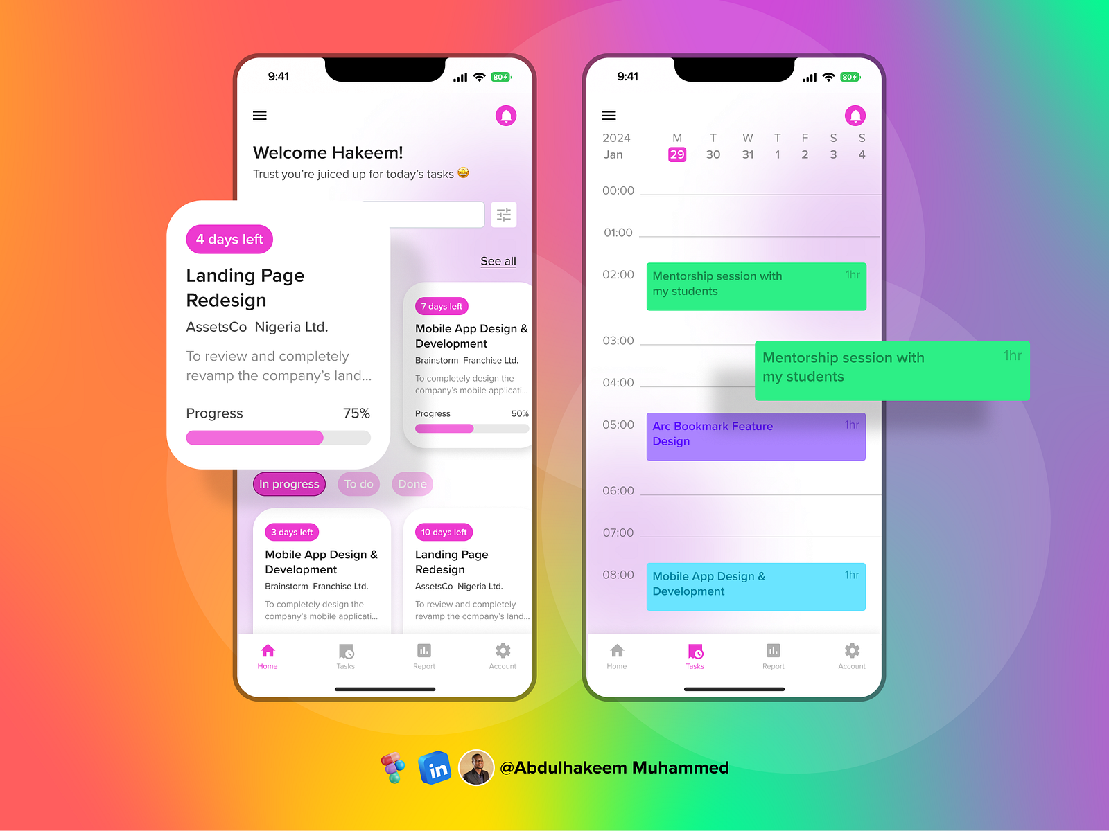 A Task Management Mobile App UI Design Concept by Abdulhakeem Muhammed ...