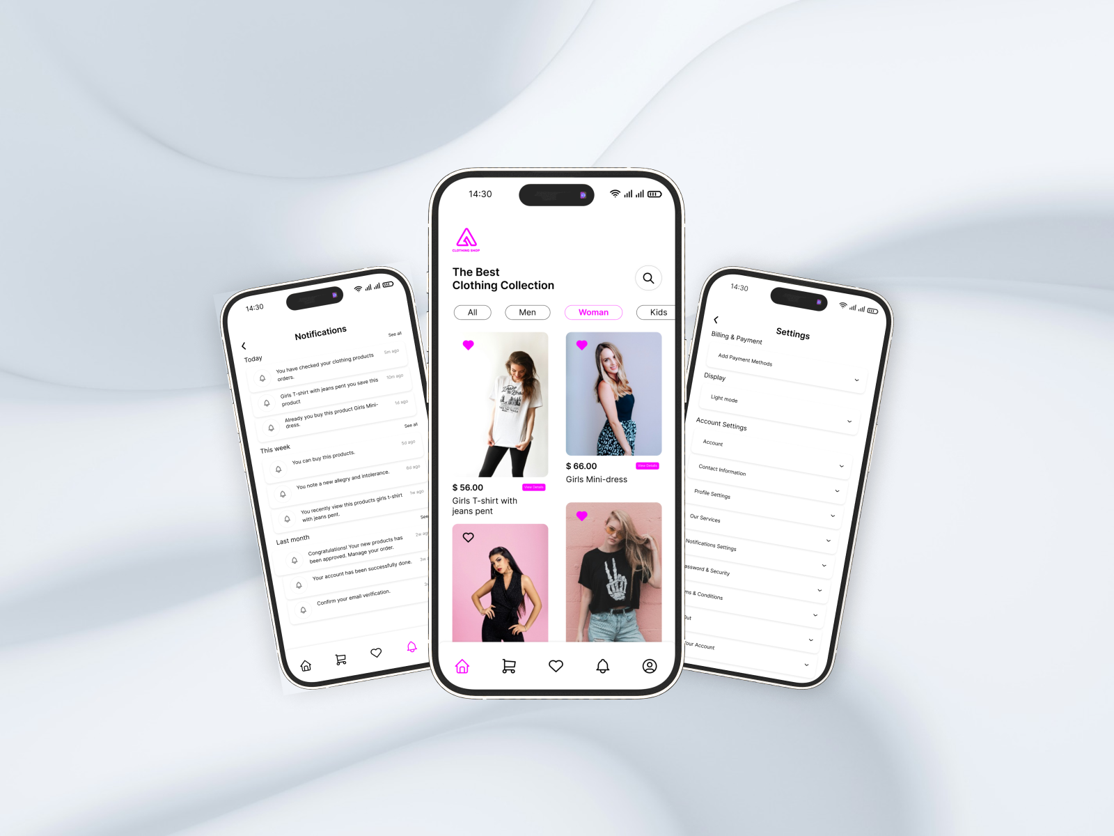 Clothing App UI Design by Md. Hasibul Hasan on Dribbble