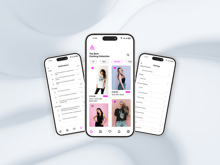 Clothing App UI Design by Hasibul Hasan on Dribbble
