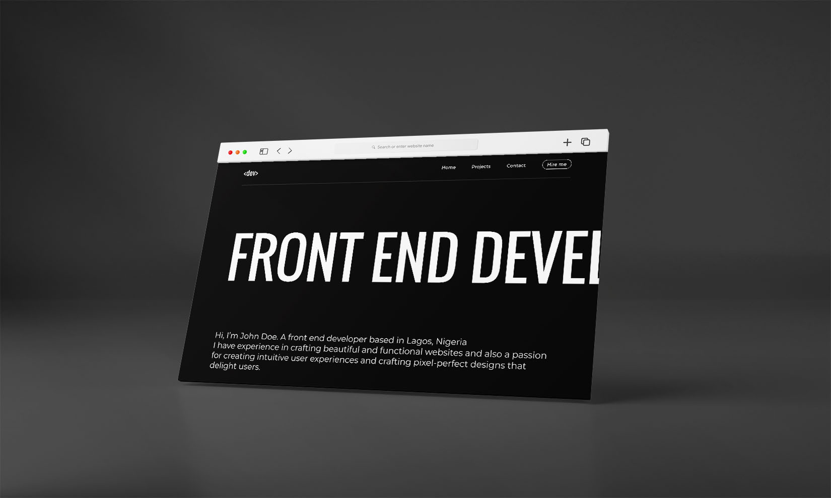 Browse thousands of Front End Developer Portfolio images for design ...