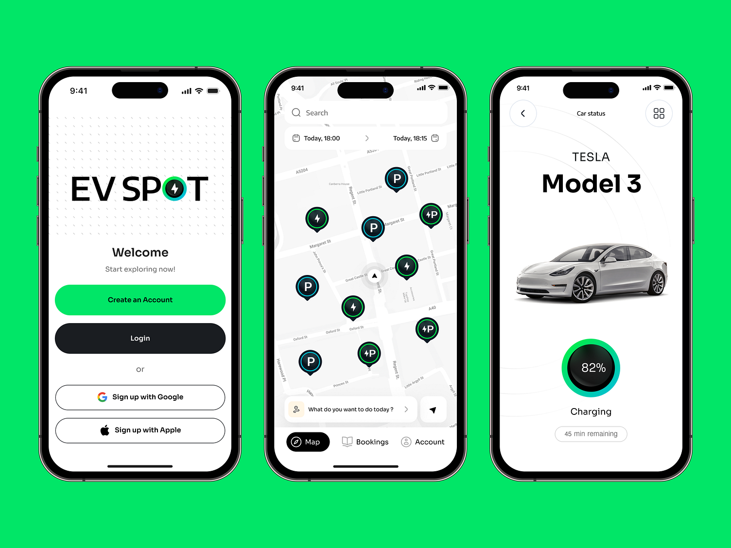 EV Spot - Mobile App by Bubu Dragos for ElevenSpace on Dribbble