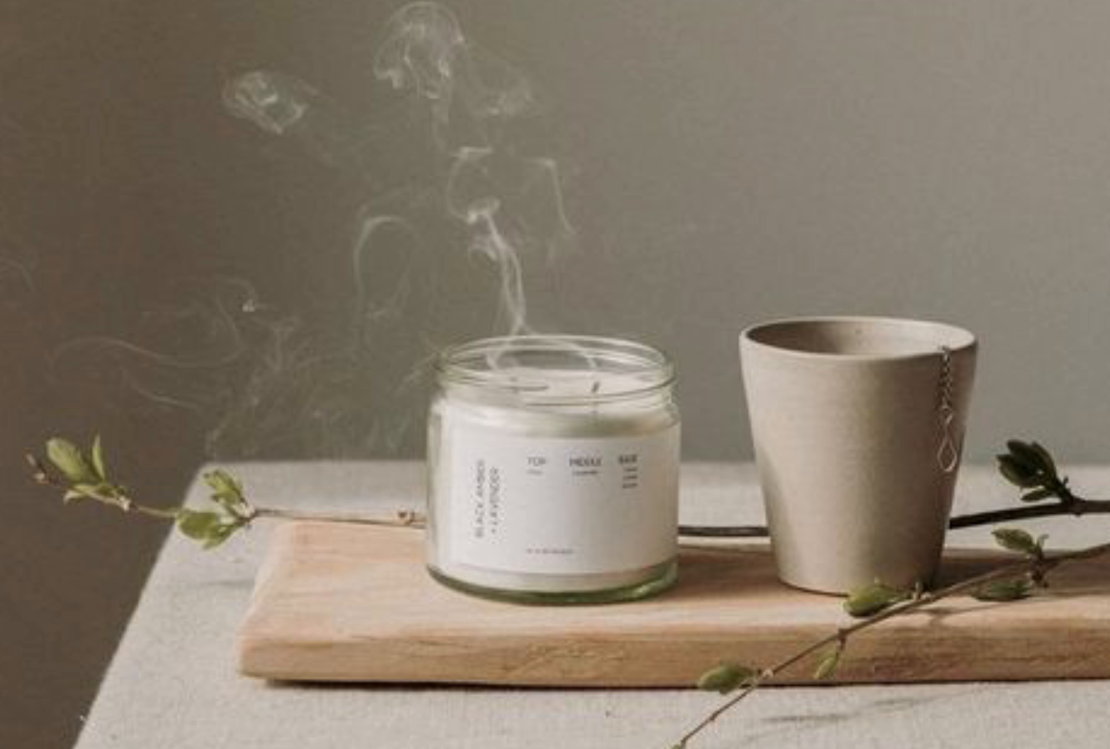 Animated candle design with typography effect. by Monika Kozica on Dribbble