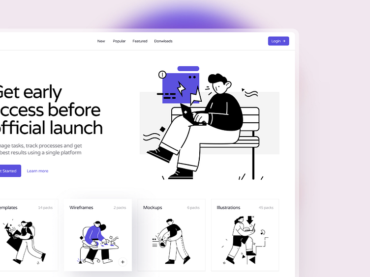 Task Craft Design Inspiration Hero Section Design by Brewdo Design ...
