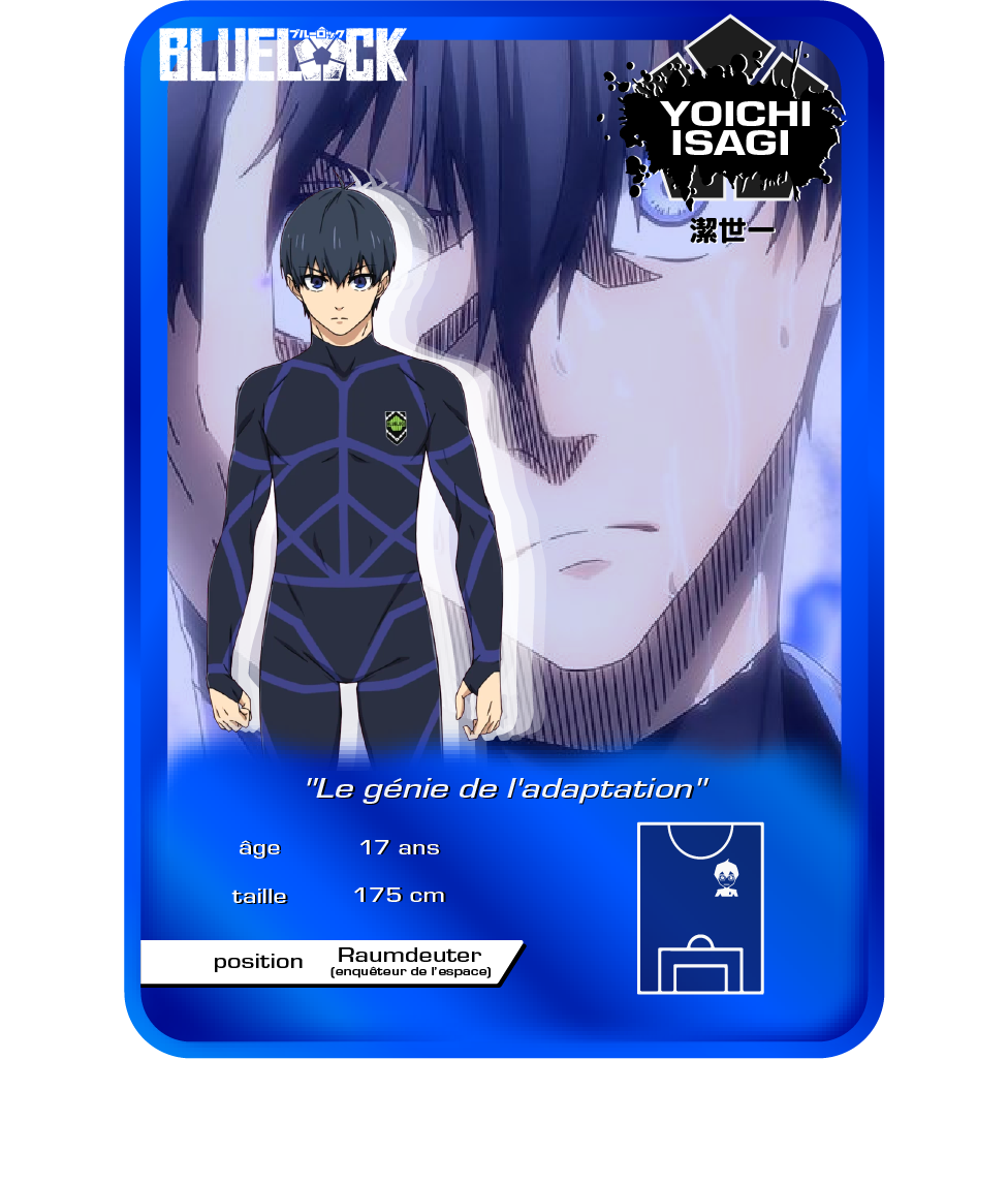 Blue Lock: Elite Striker Trading Cards by César Ortiz on Dribbble