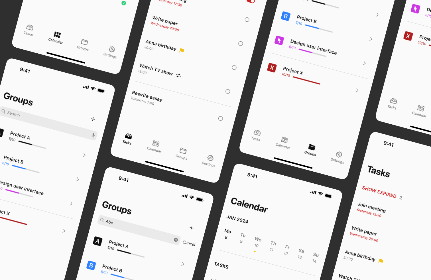 Simple Todo app UI design by Nguyen Duc Nhat on Dribbble