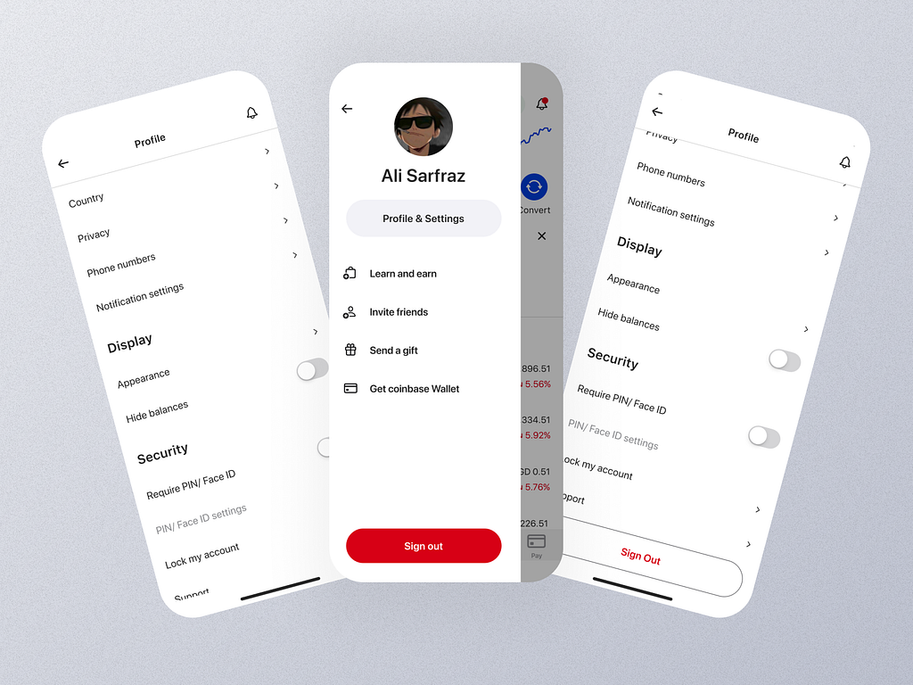 Profile Mobile App Ui by UI Ants on Dribbble