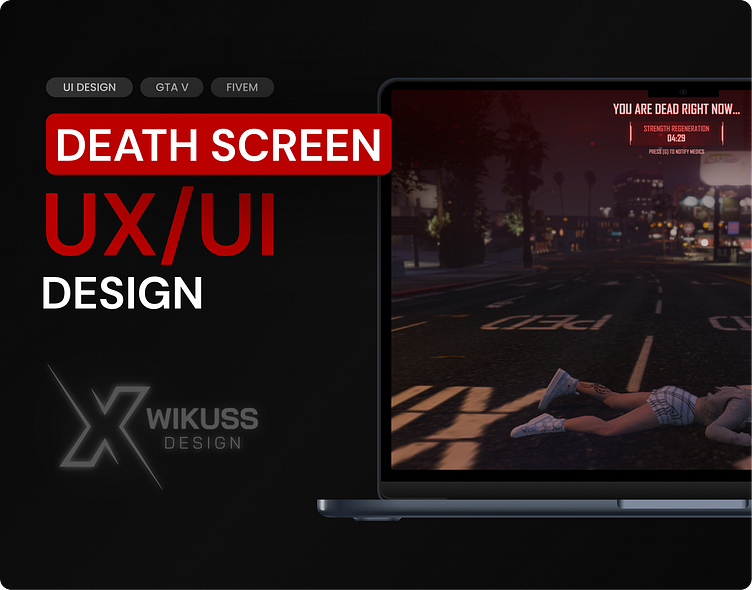 Fivem/GTA V Death Screen by xWikuss on Dribbble