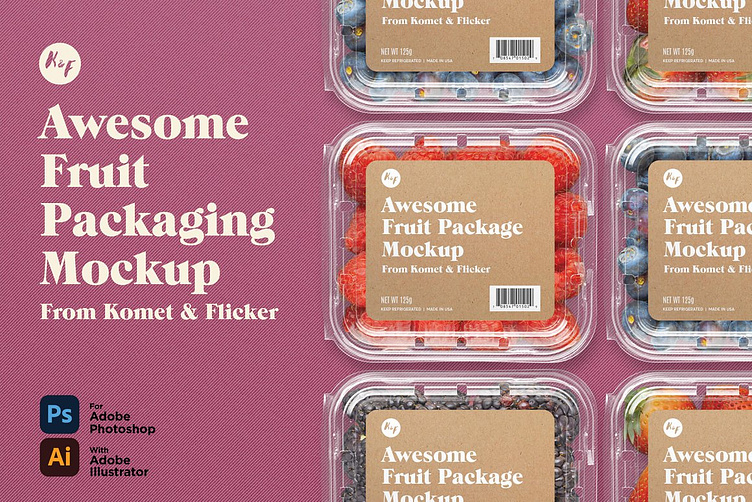 Awesome Fruit Packaging Mockup by Best Creative Market Design on Dribbble