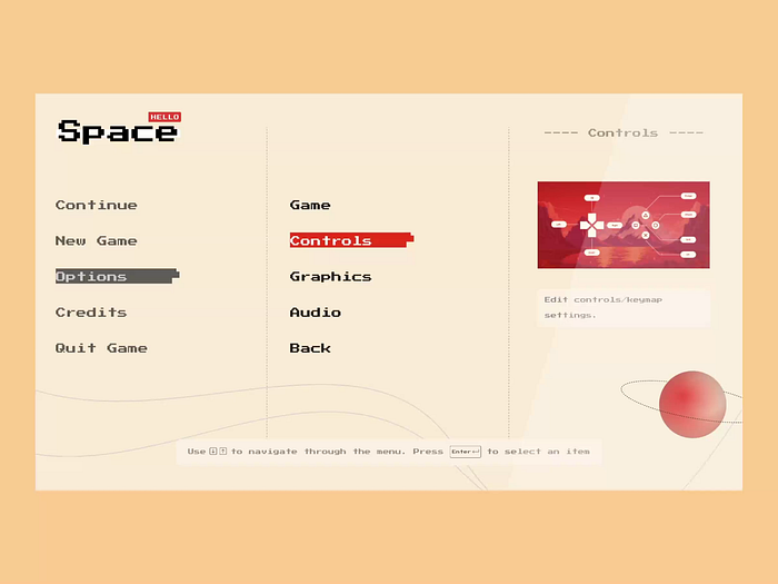 Game Menu Design designs, themes, templates and downloadable graphic ...