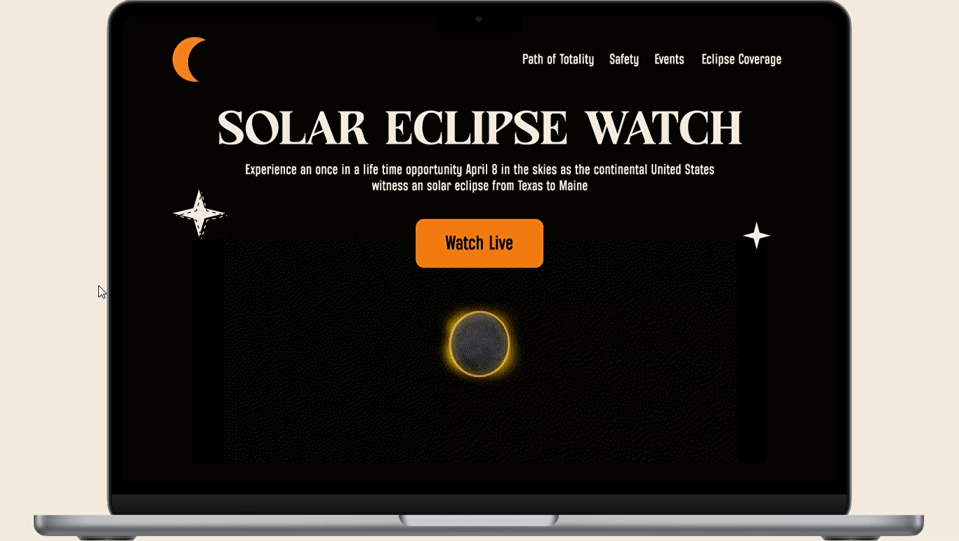 Solar Eclipse by Peter Phillips on Dribbble
