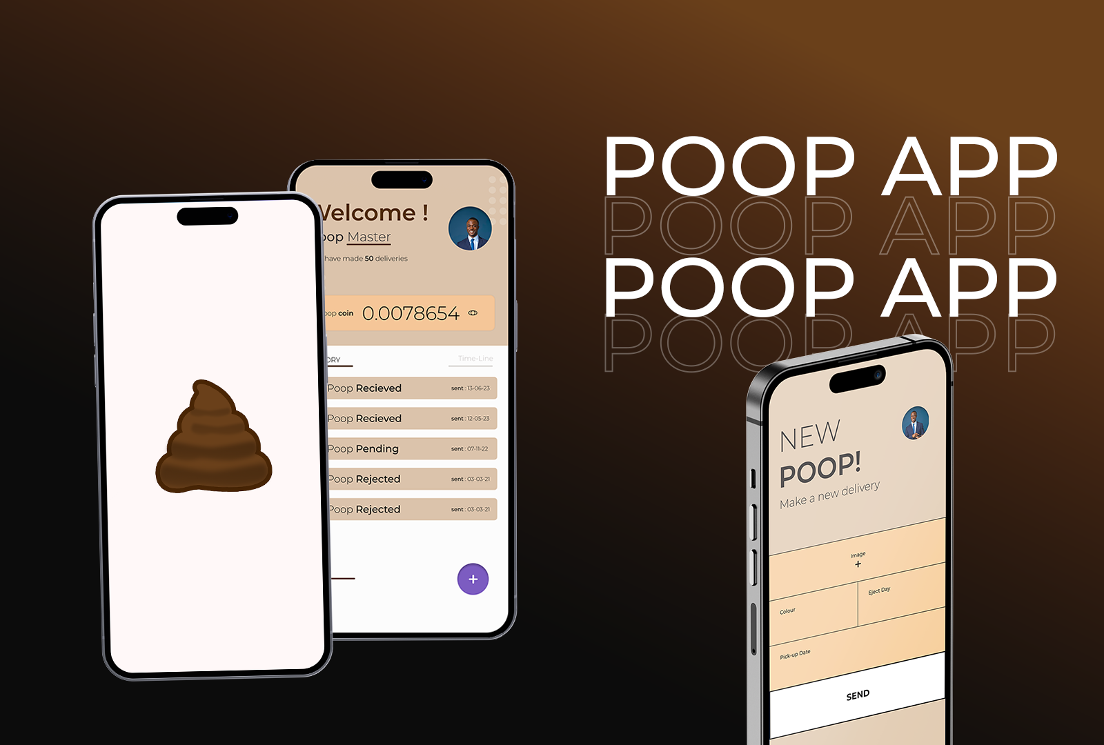 POOP APP by KING BEE on Dribbble
