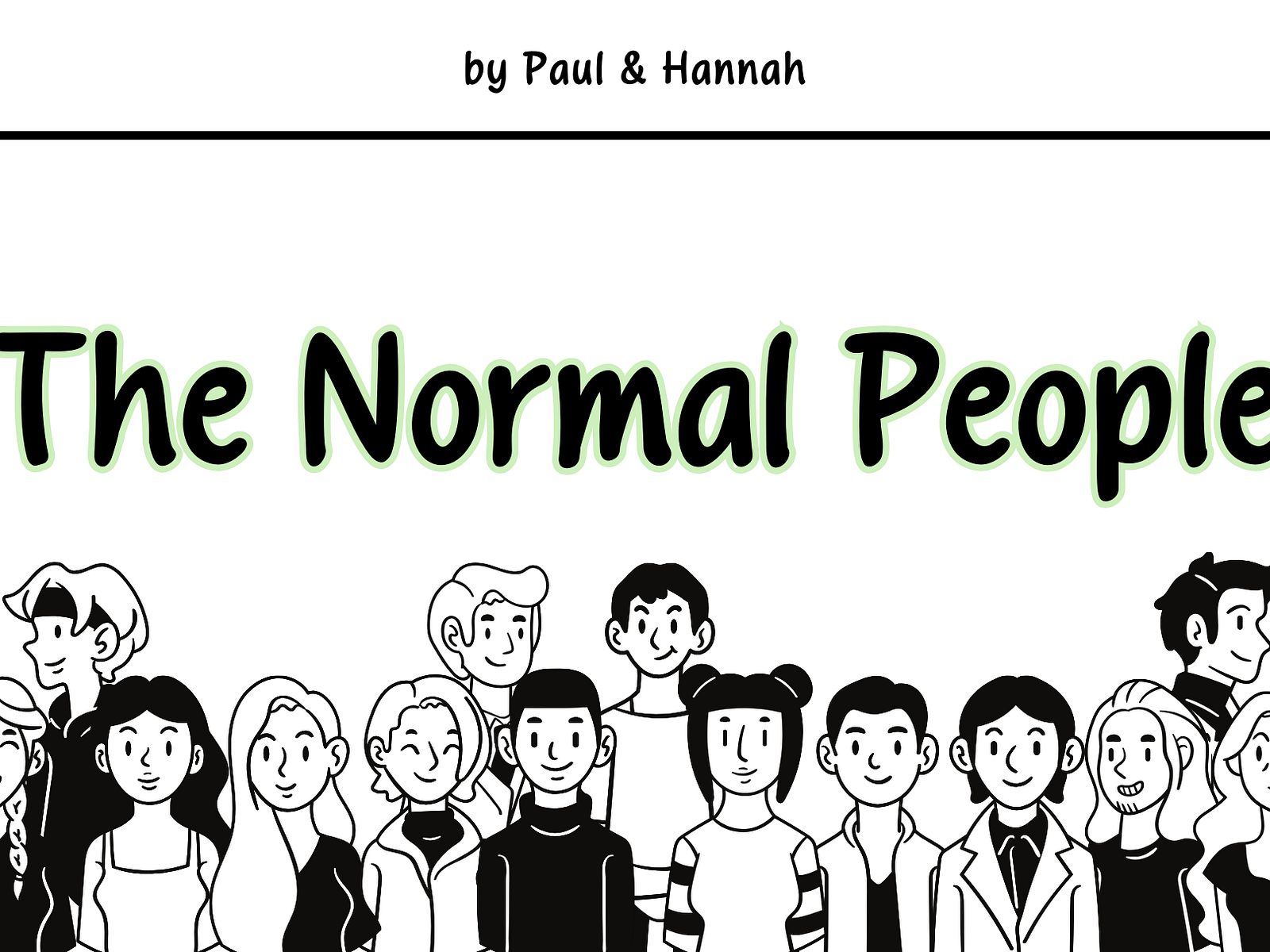 The Normal People font by PaulandHannah on Dribbble