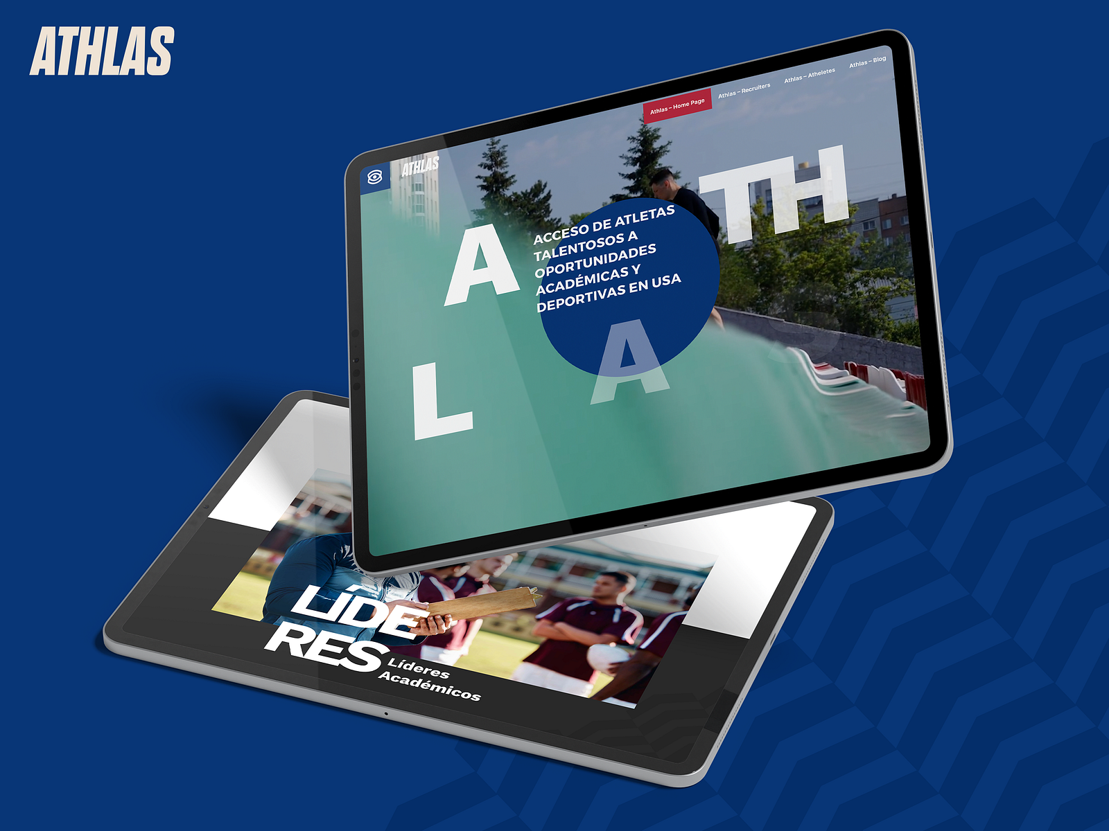 Athlas - Website by Daniel Phillips on Dribbble