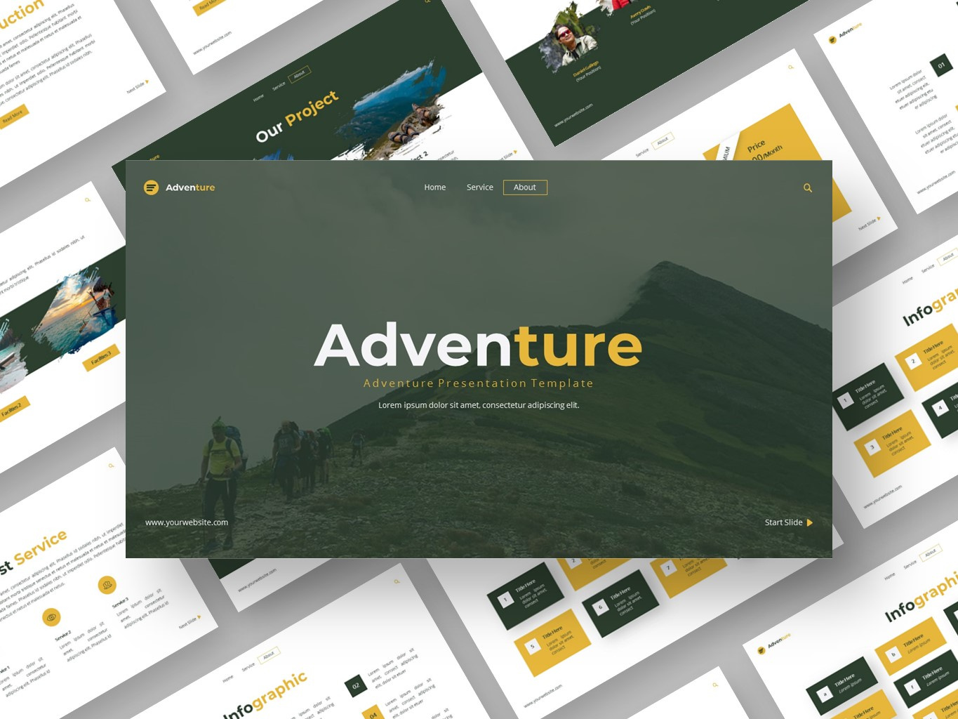 Adventure - Adventure Powerpoint Templates by Deepslide Studio on Dribbble