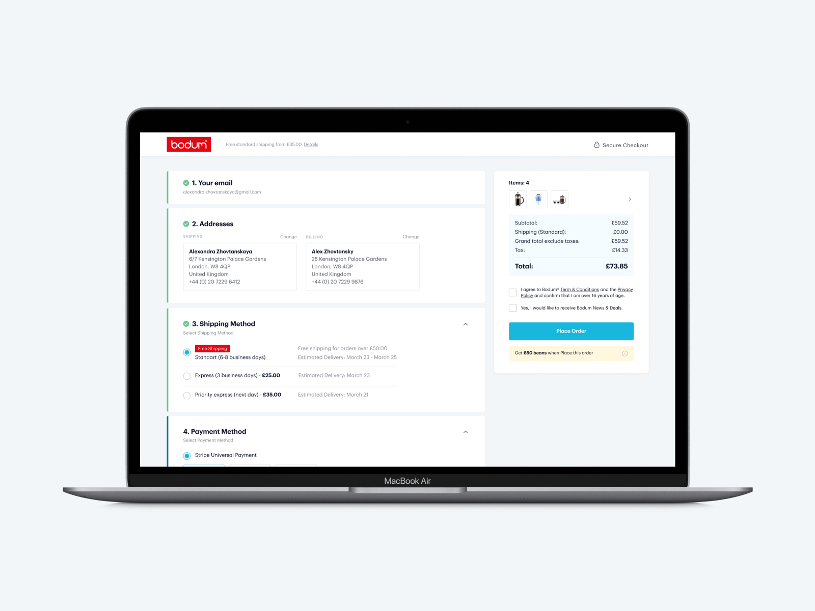 Progressive web app UX/UI design by Onilab LLC. on Dribbble