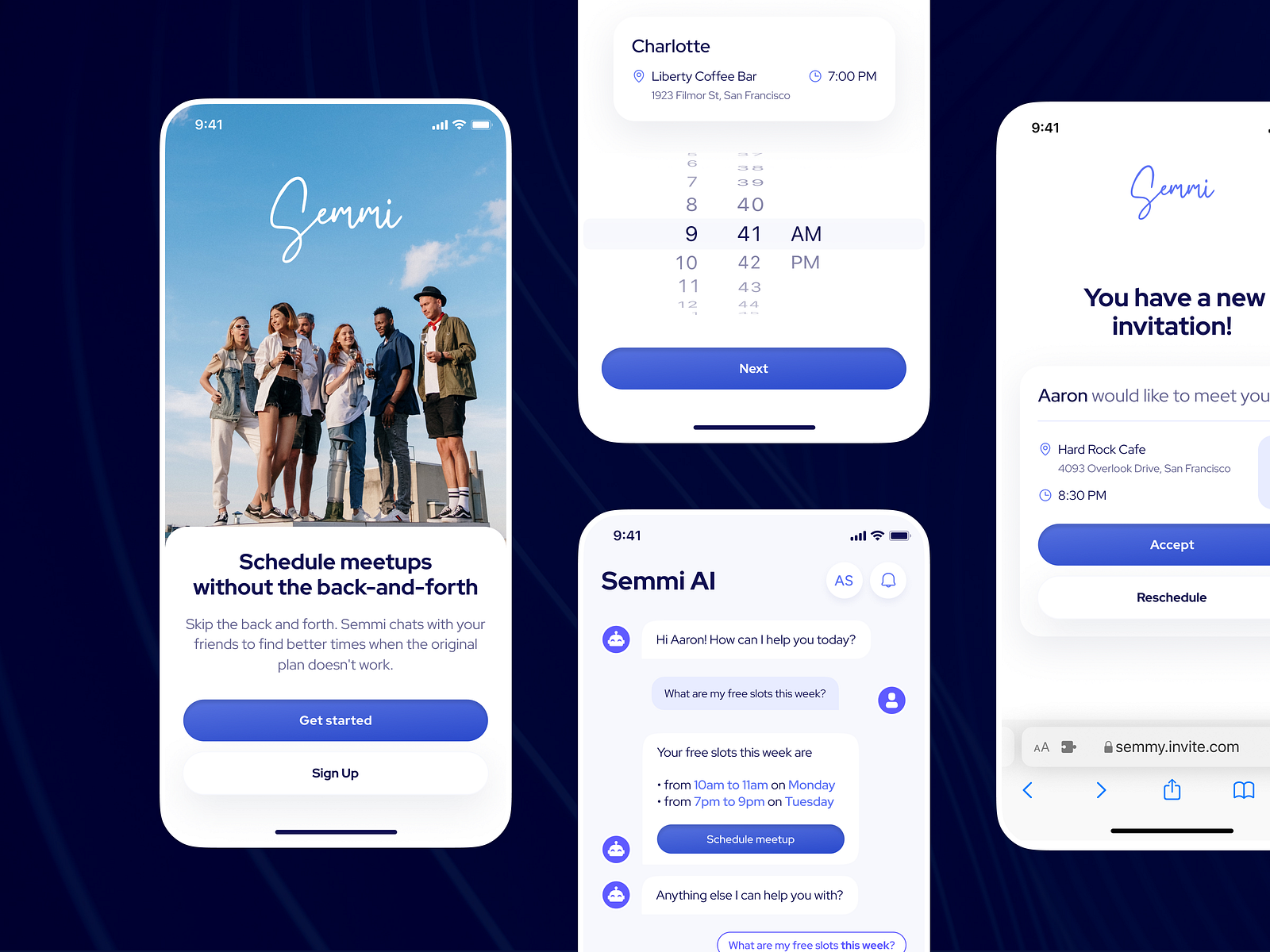 Social app with in-built AI Assistant by Mykyta Honcharenko for Zero One Design on Dribbble