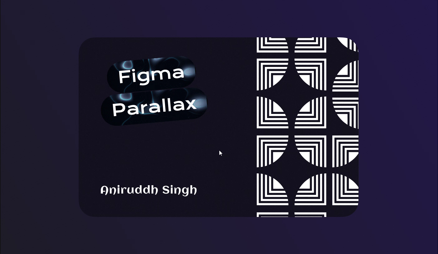 Parallax Effect Card by ANIRUDDH SINGH on Dribbble