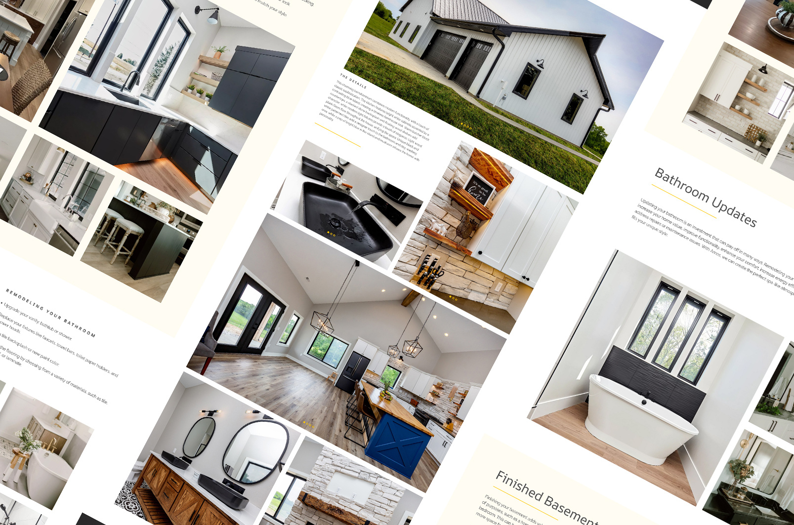 Custom Home Builder Website Design & Development by Sean Daugherty for Gradient9 Studios on Dribbble