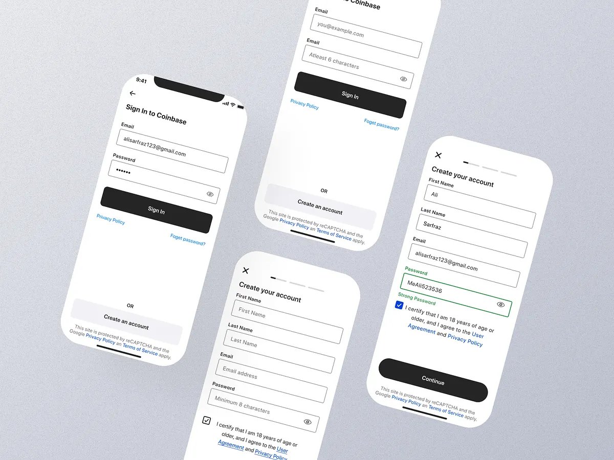 Authentication Screen designs, themes, templates and downloadable ...